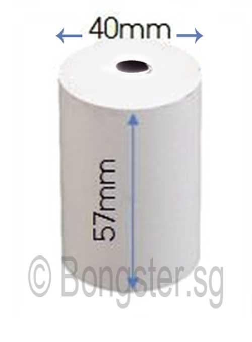 Nets Machine paper roll thermal receipt 57mm by 40mm 12 Rolls, Hobbies ...