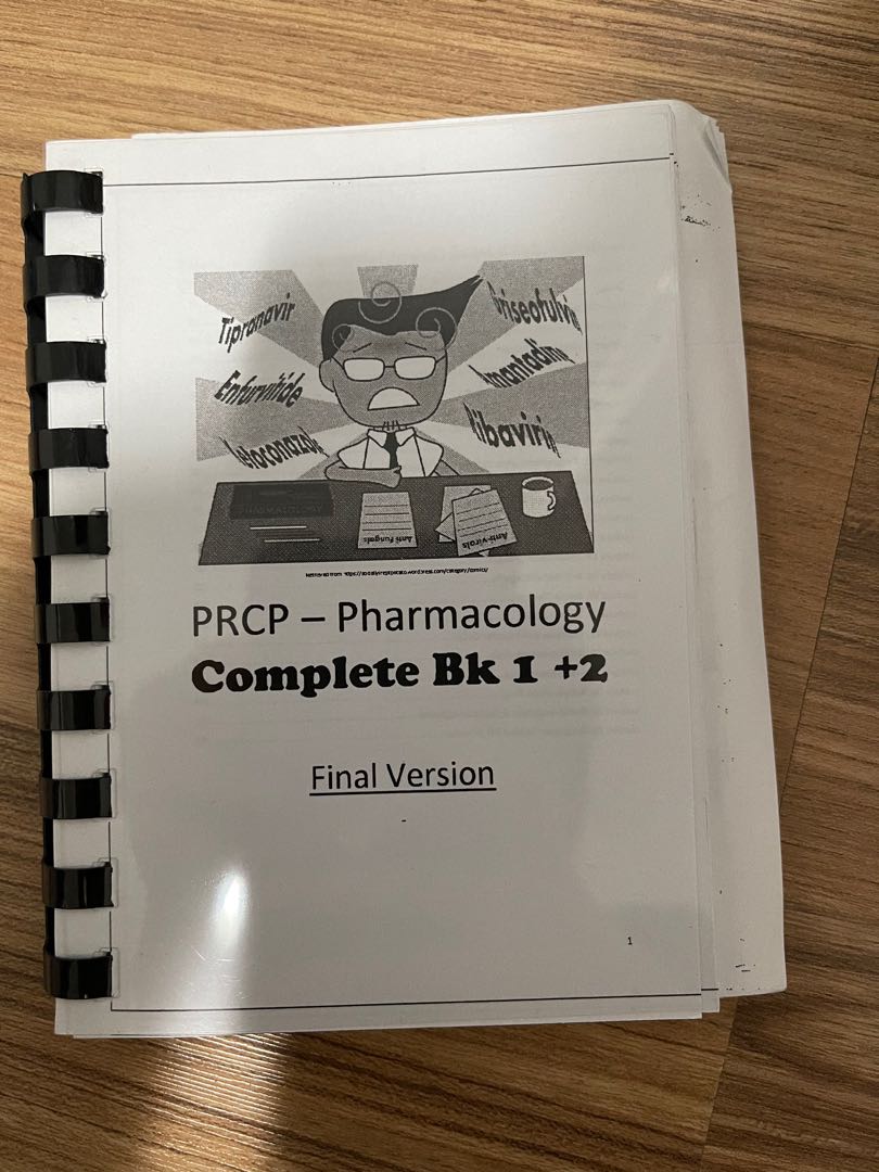 Nursing Pharmacology Guide PRCP, Hobbies & Toys, Books & Magazines ...