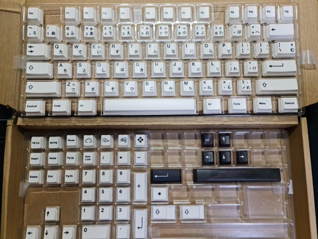 PBT Japanese legend keycap sets, Electronics, Computer Parts ...