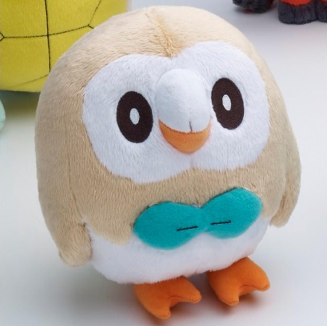 Pokemon Rowlet Plushie, Hobbies & Toys, Toys & Games on Carousell