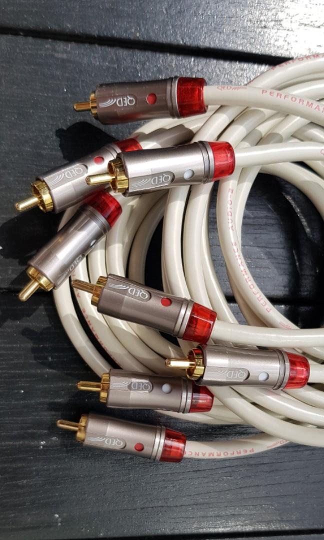QED 1.0M Performance Audio-2 Interconnect (2 pairs), Audio, Other Audio ...