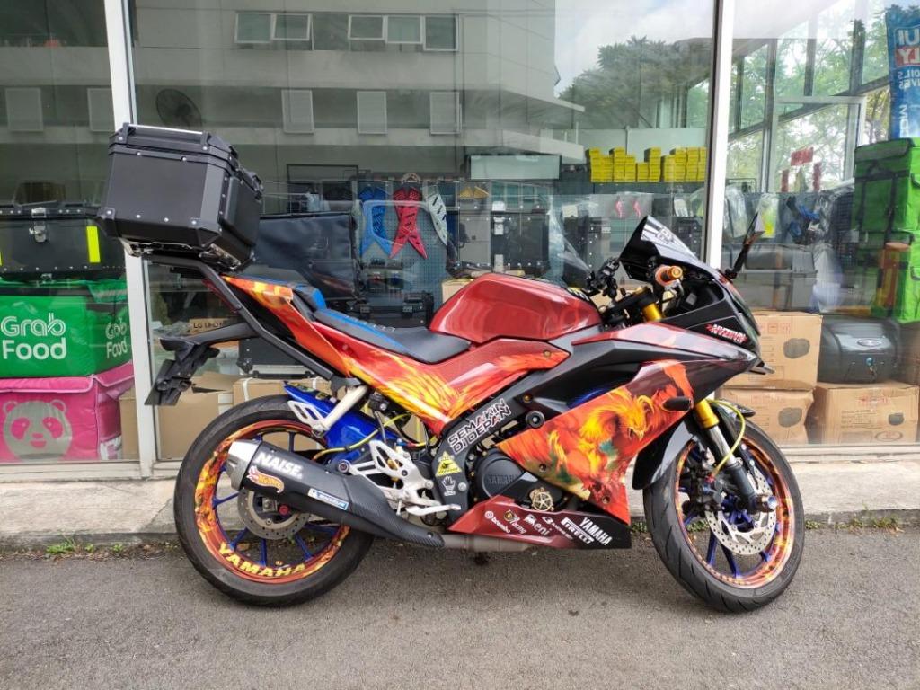 R15 V3 box rack heavy duty Kappa rack aluminium box, Motorcycles ...