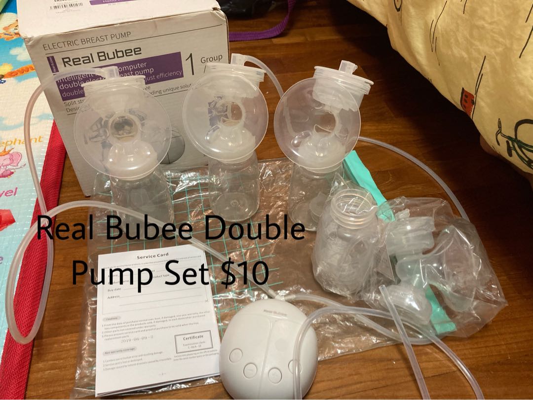 Real Bubee Double Pump Set, Babies & Kids, Nursing & Feeding ...