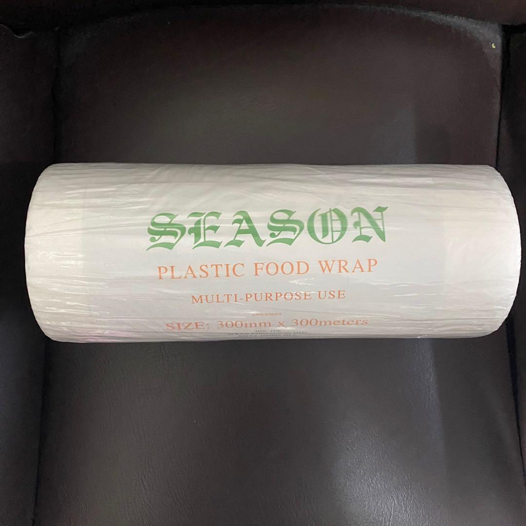 Season Plastic Food Wrap 300mm x 300m Plastic Wrapper Food Wrapper ...