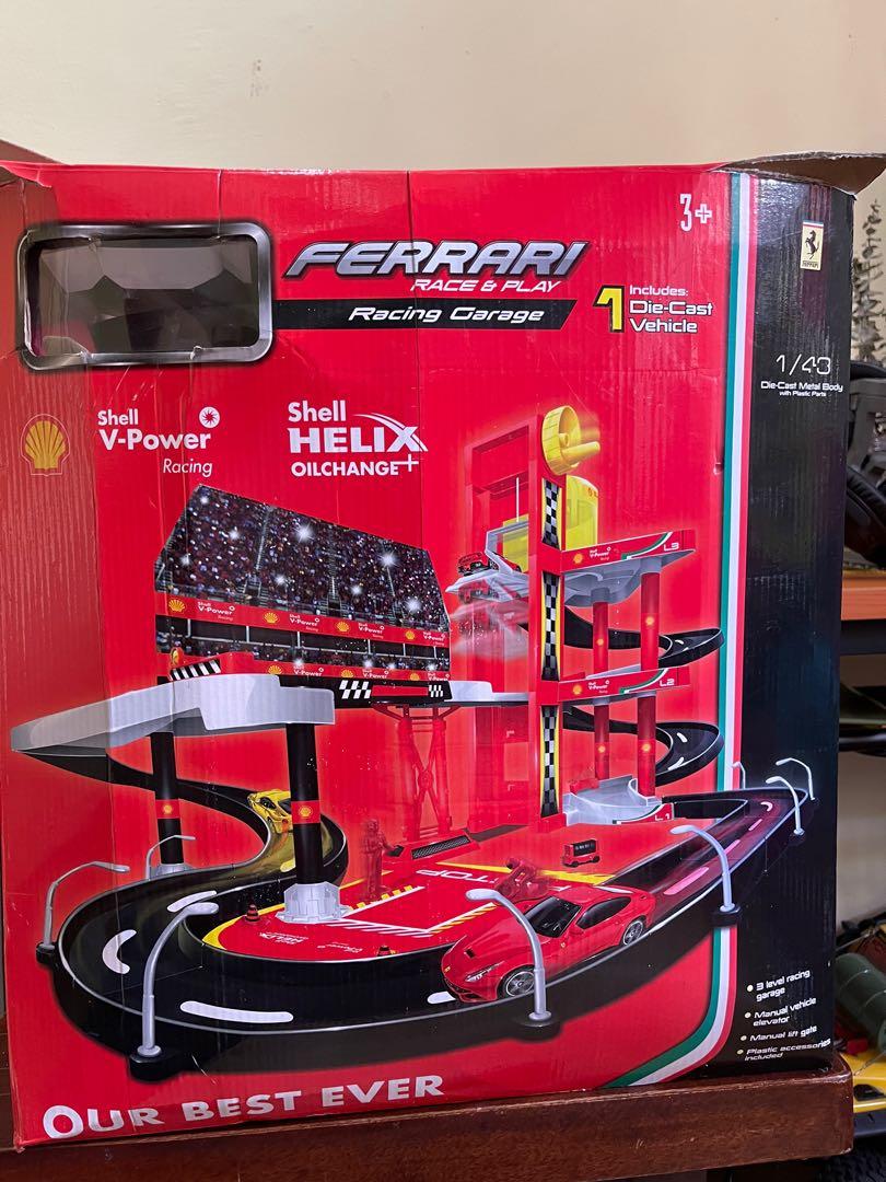 Shell Ferrari Racing Garage, Babies & Kids, Infant Playtime on Carousell