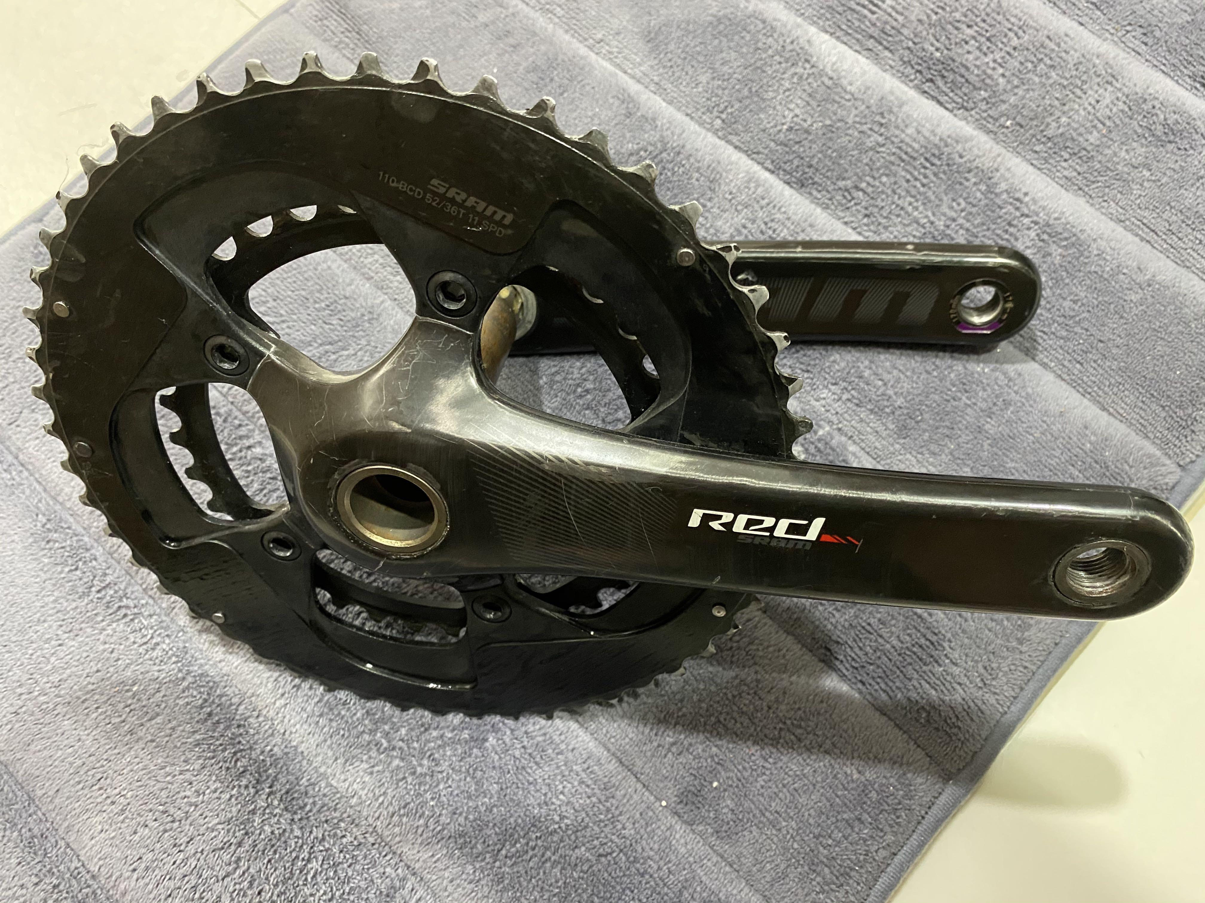 Sram Red Gxp Crankset, Sports Equipment, Bicycles & Parts, Parts ...