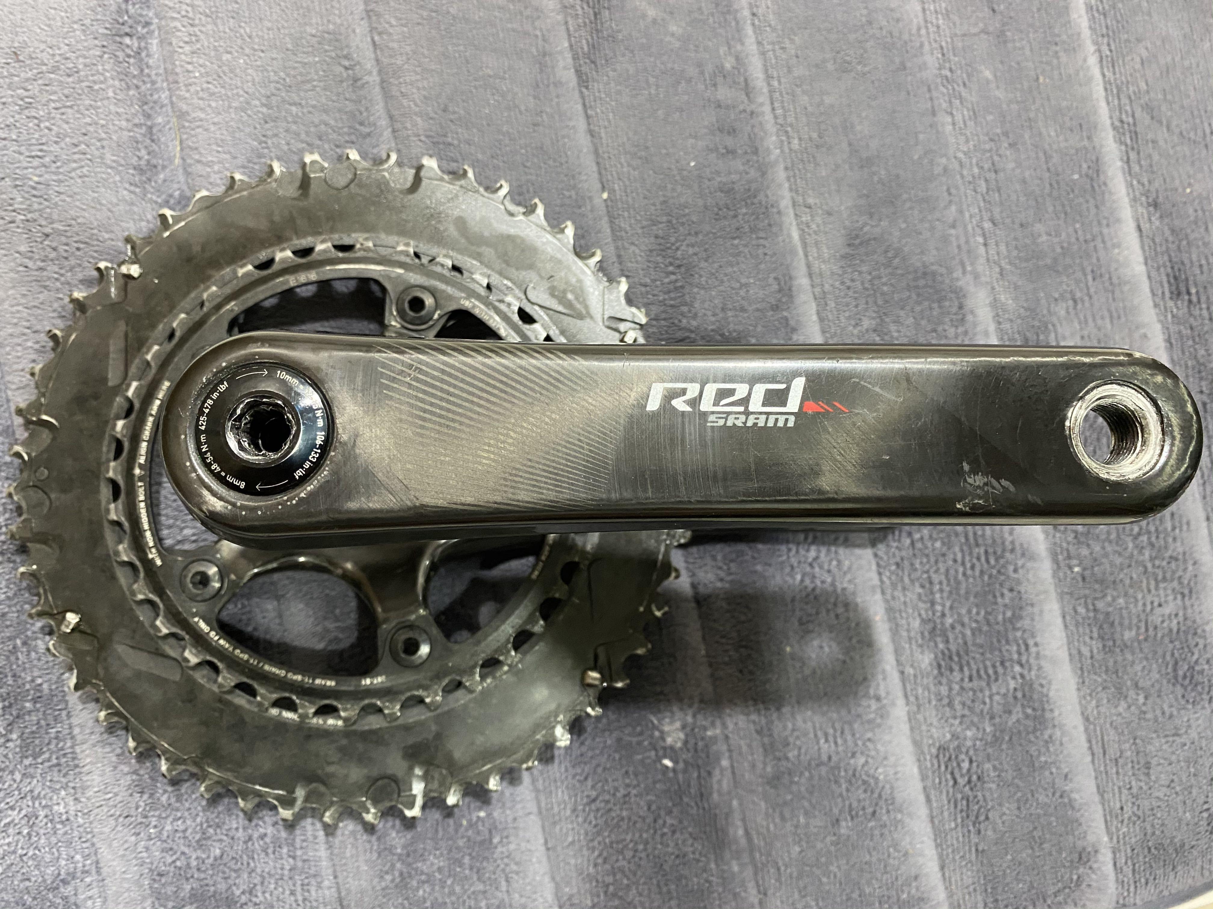 Sram Red Gxp Crankset, Sports Equipment, Bicycles & Parts, Parts ...