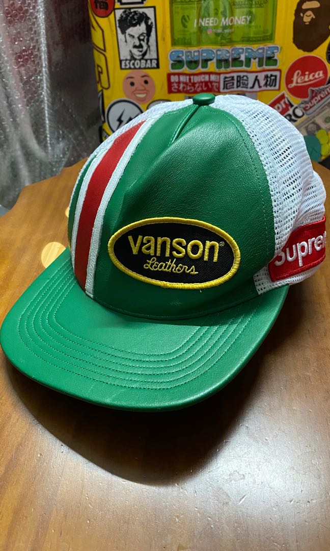 Supreme Vanson Leather Mesh 5-Panel(Original), Men's Fashion, Watches ...