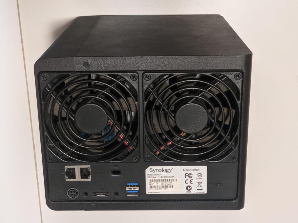 Synology DS412+ 4 Bay NAS (Upgraded to 4GB RAM, No Drives Included ...