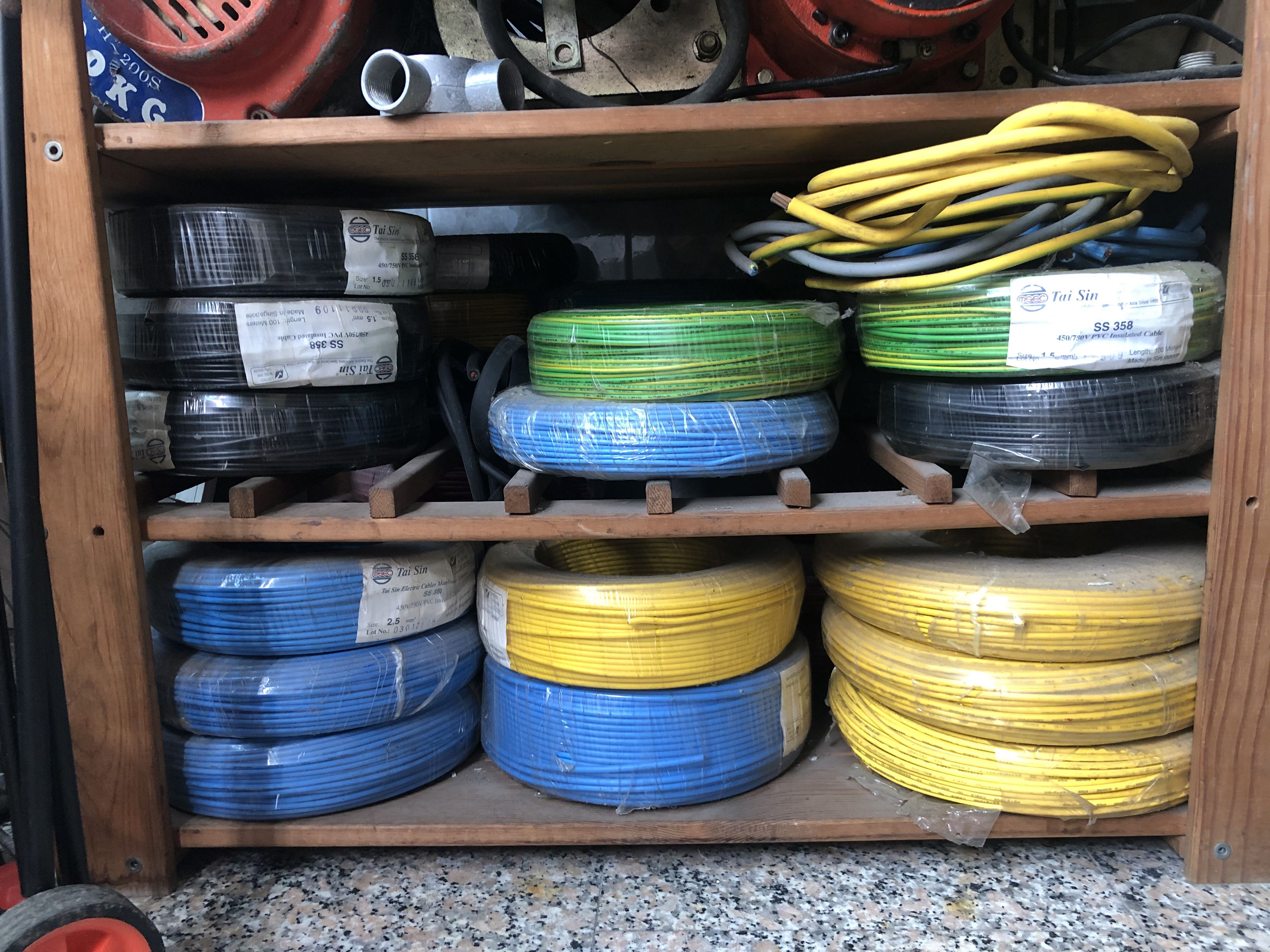 Tai Sin PVC electrical wiring / cables / wires (stock updated 23jan2022 ...