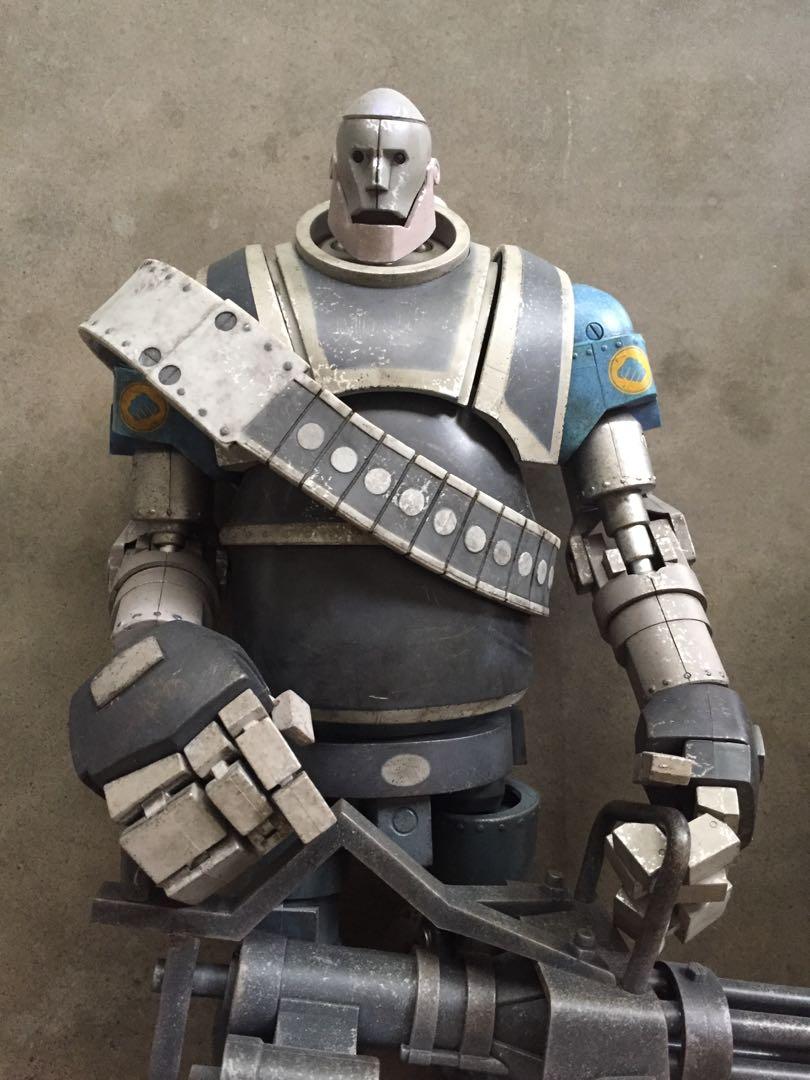 ThreeA 3A 1/6 Team Fortress Robot Heavy and Robot Pyro Blue, Hobbies ...