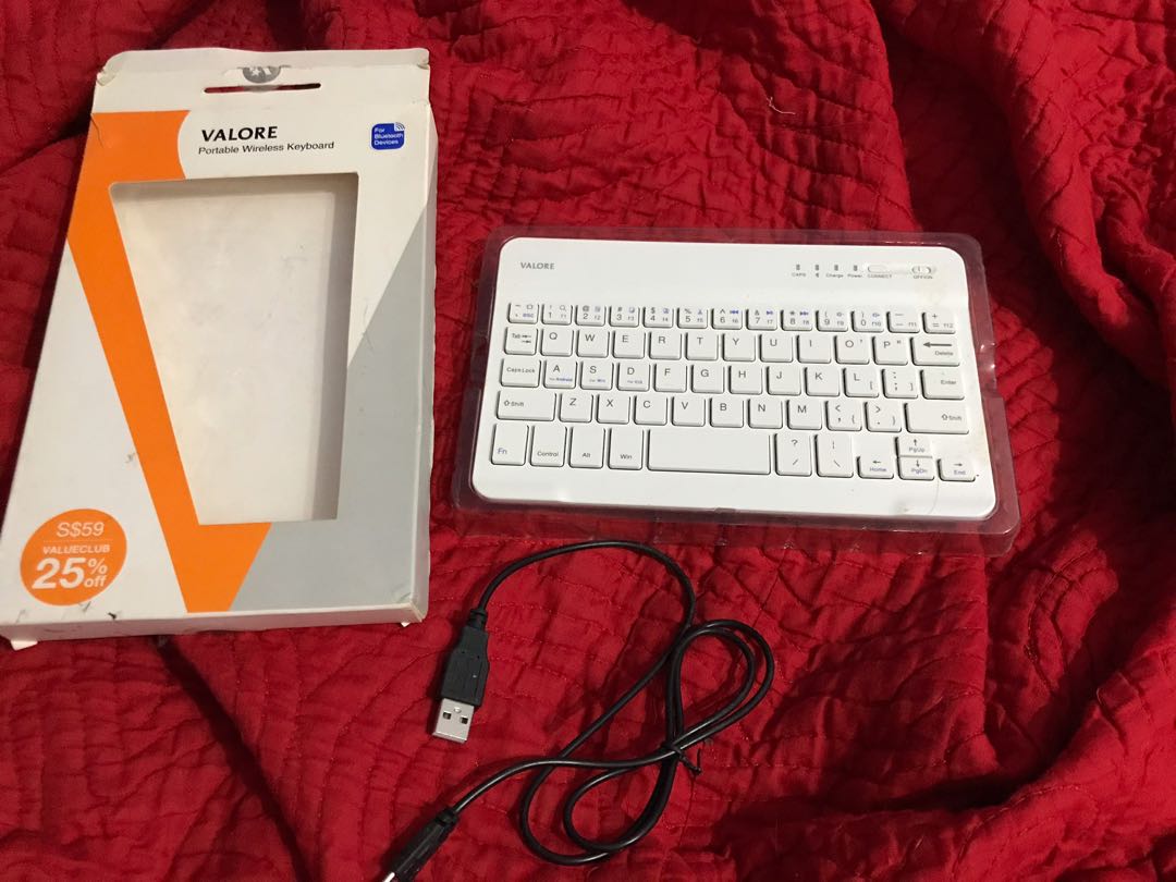 Valore portable wireless keyboard, Computers & Tech, Parts & Accessories, Computer Keyboard on ...