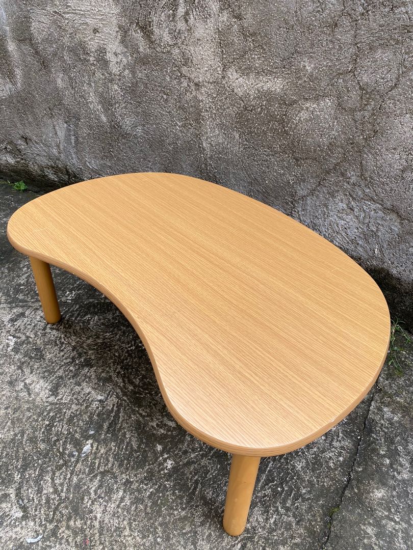 wooden bean shape table(removable feet), Babies & Kids, Baby Nursery ...