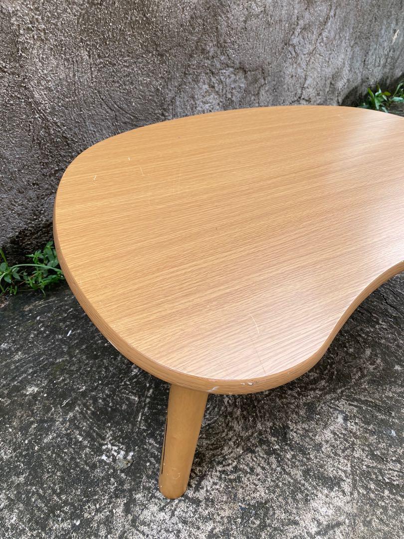 wooden bean shape table(removable feet), Babies & Kids, Baby Nursery ...