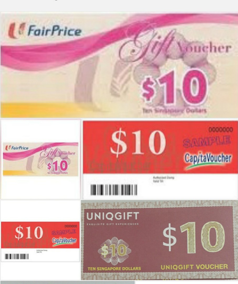 WTT Capitavoucher/ Uniqgifts /NTUC voucher to Grabcredits, Mobile ...
