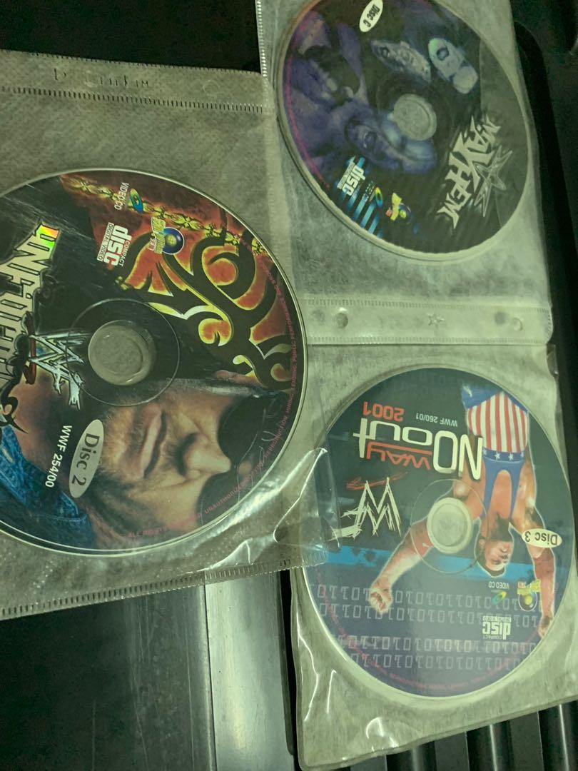 Wwe wwf vcd dvd, Hobbies & Toys, Music & Media, CDs & DVDs on Carousell
