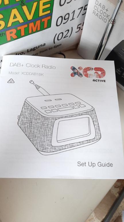 XCD DAB + Clock FM Radio, Audio, Portable Music Players on Carousell