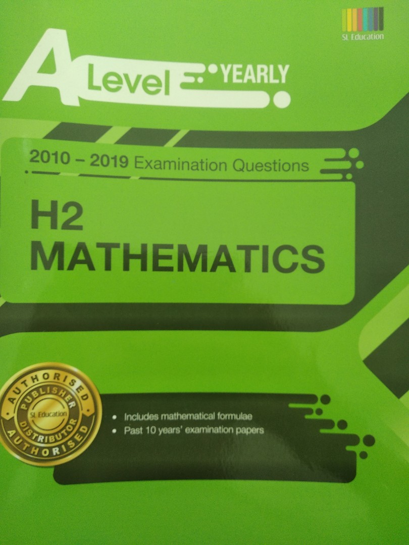 A level h2 math yearly tys, Hobbies & Toys, Books & Magazines, Assessment Books on Carousell