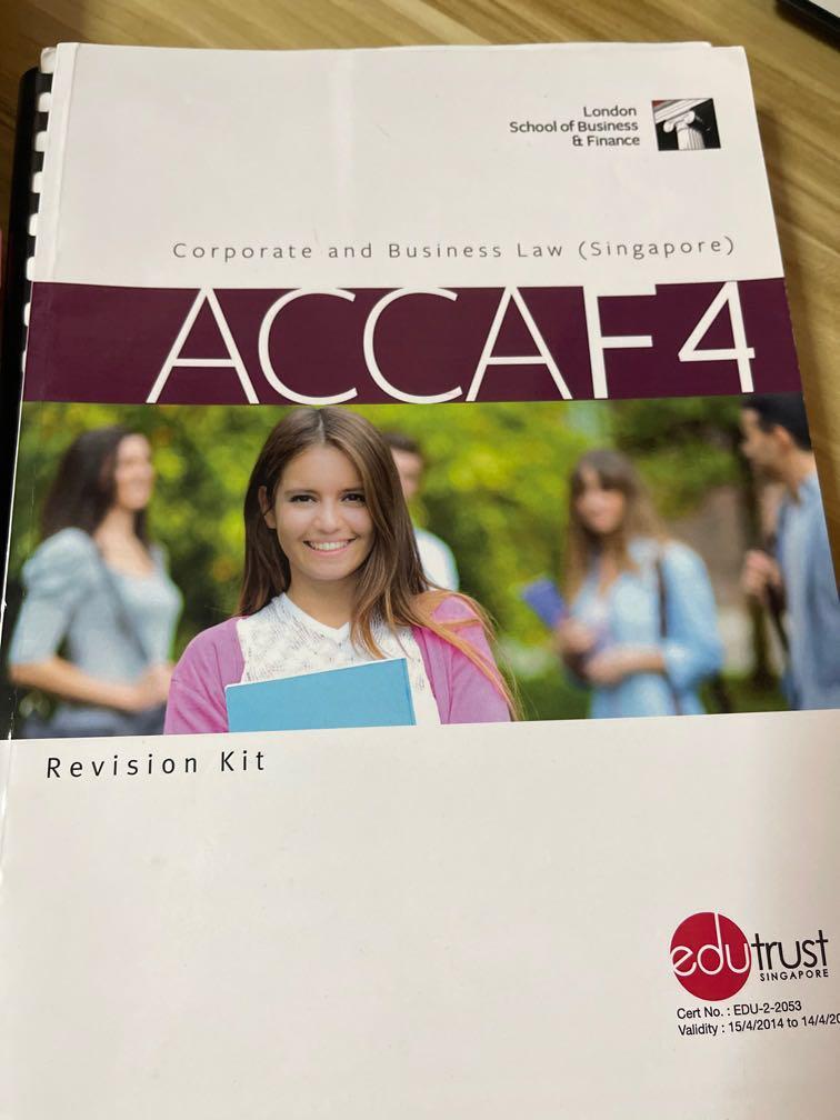 ACCA F4 Corporate &Law (SGP) study notes and revision kits, Hobbies ...