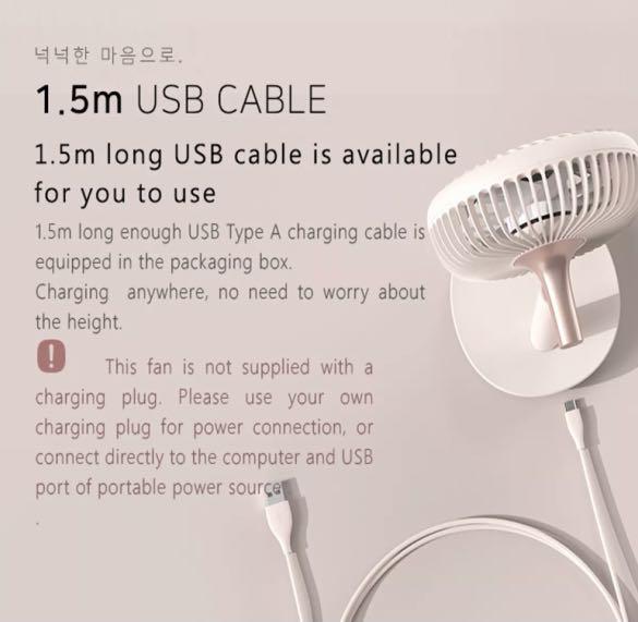 Aesthetic Table USB Fan, Furniture & Home Living, Lighting & Fans, Fans ...
