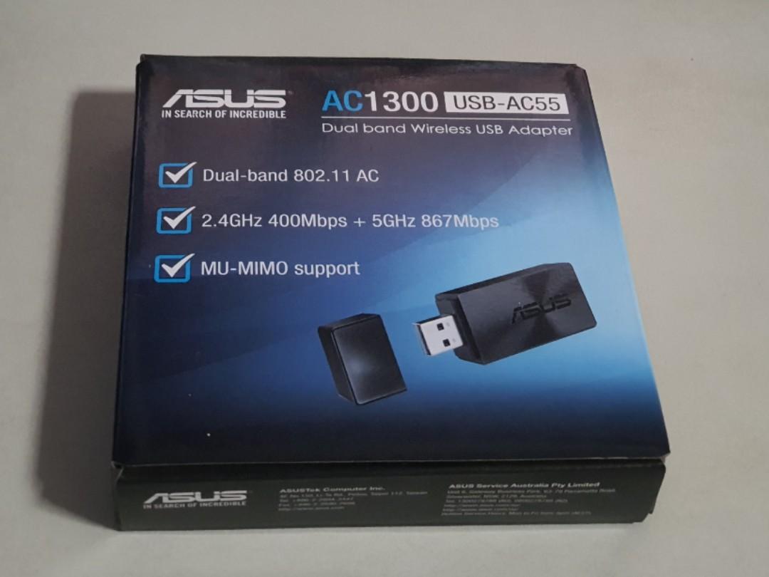 ASUS Dual Band Wireless USB Adapter, Computers & Tech, Parts ...
