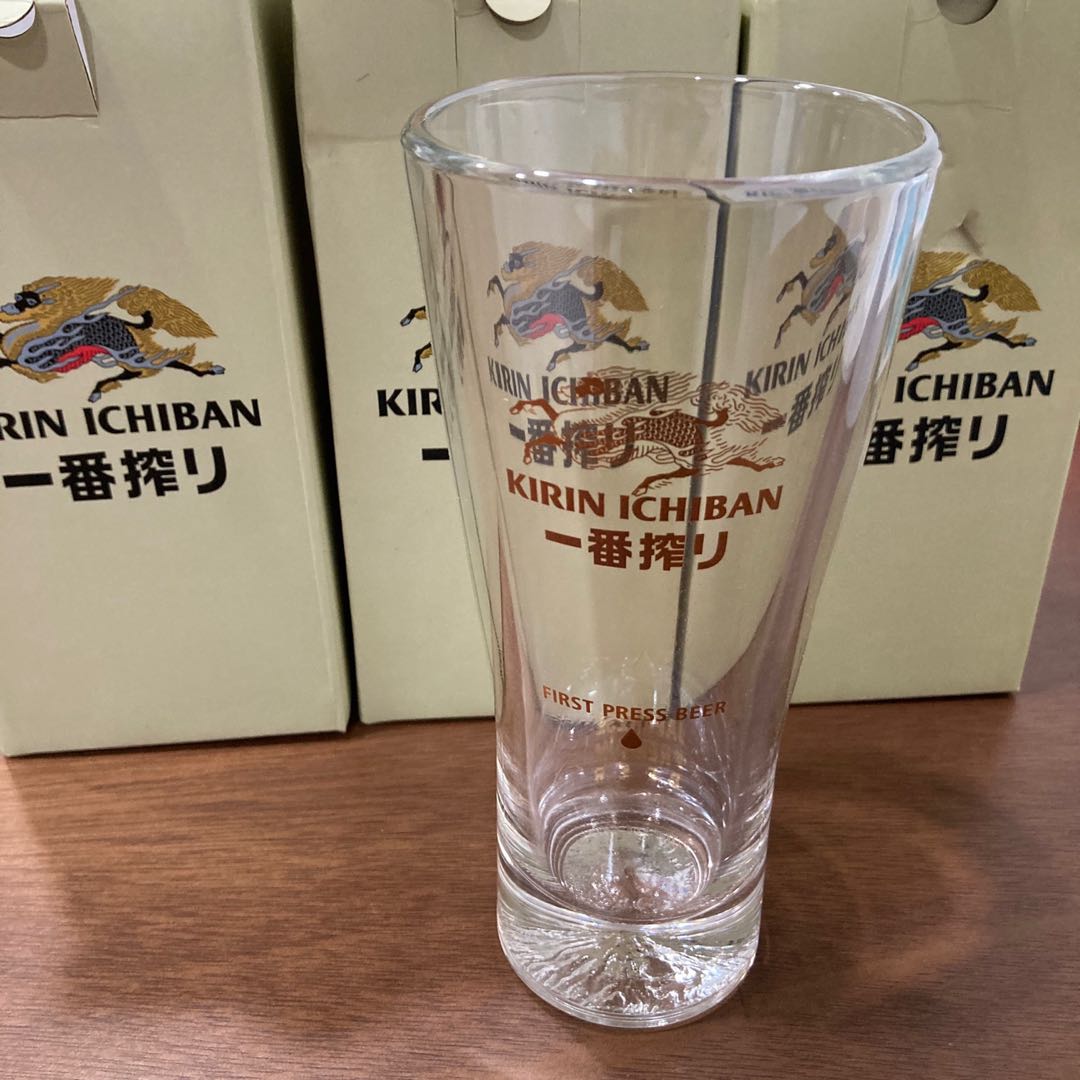 BRAND NEW WITH BOX KIRIN MT FUJI GLASS (pack of 4 glasses), Furniture ...