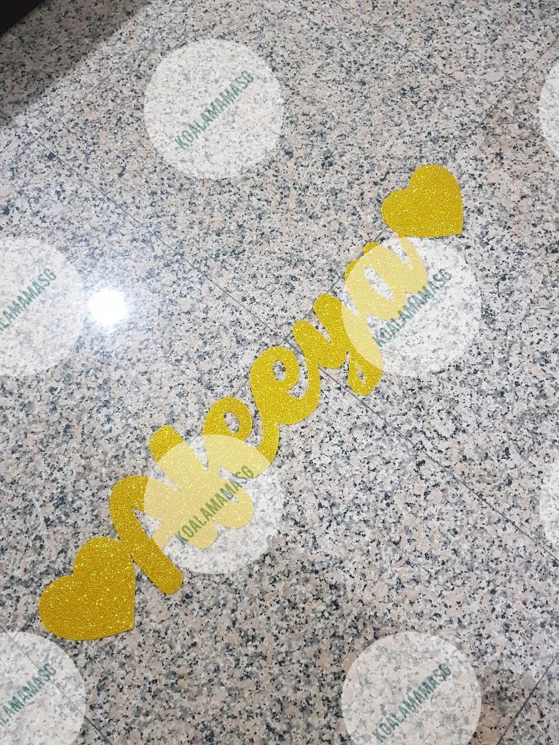 Calligraphy name backdrop, Hobbies & Toys, Occasions & Party Supplies ...