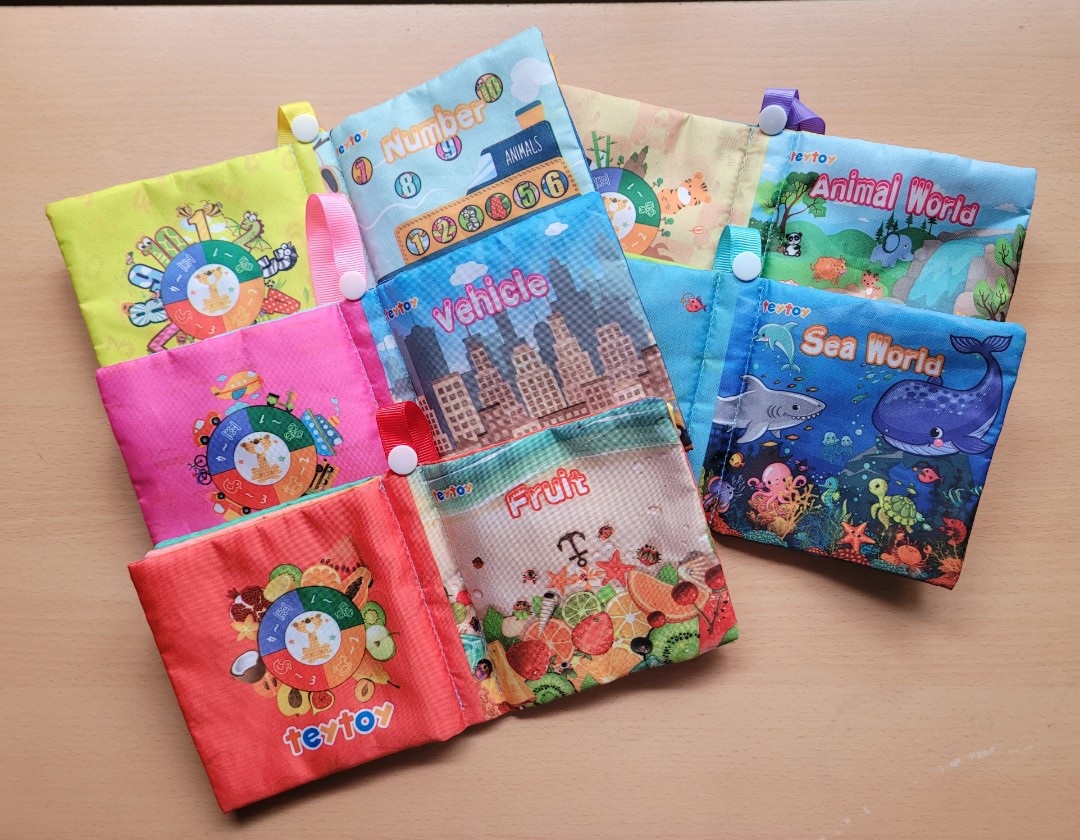 Cloth Books (Set of 5), Hobbies & Toys, Books & Magazines, Children's ...