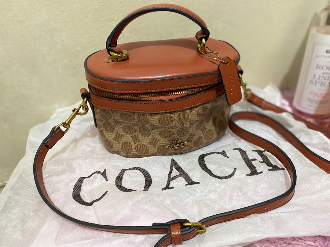 Coach sling vanity bag, Luxury, Bags & Wallets on Carousell