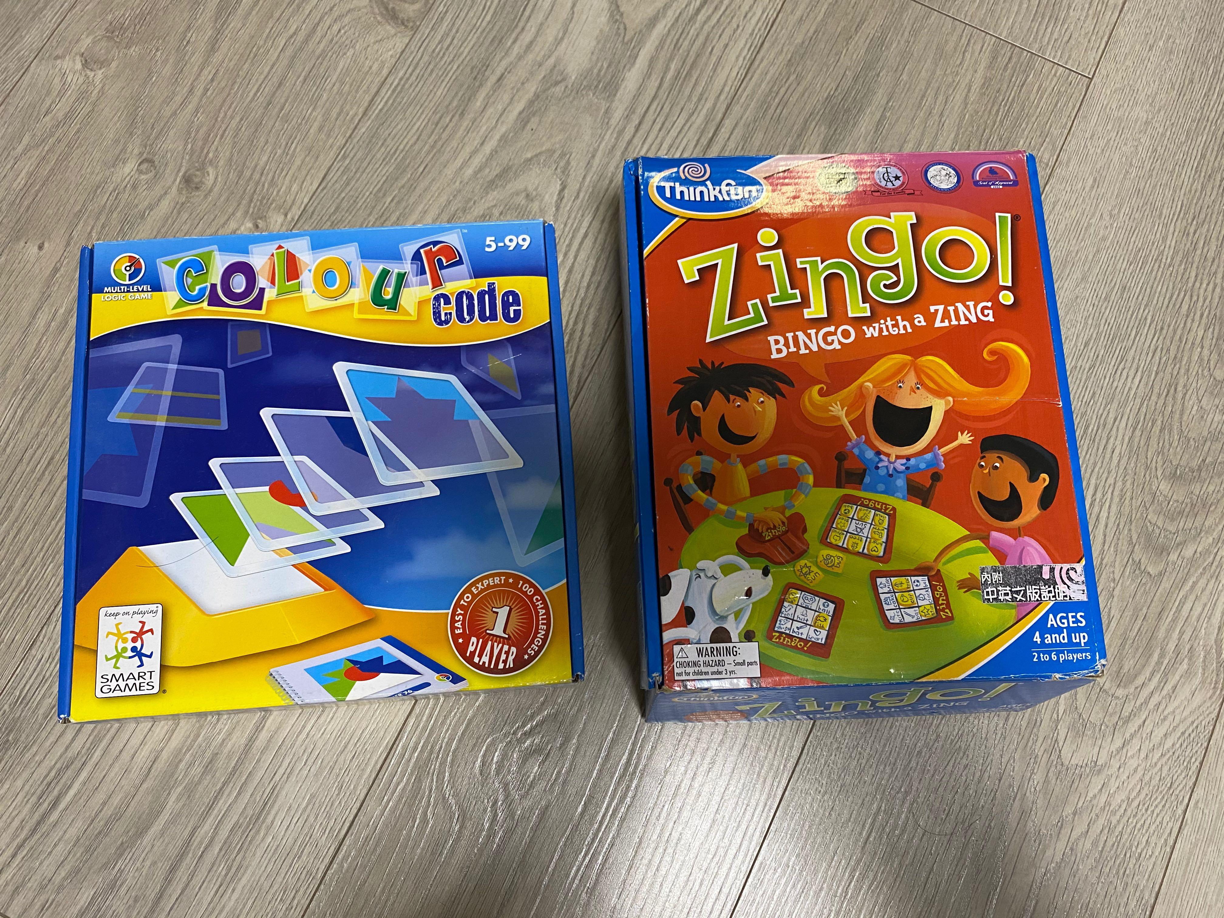 Colour code & Zingo, 玩具 & 遊戲類, Board Games & Cards - Carousell