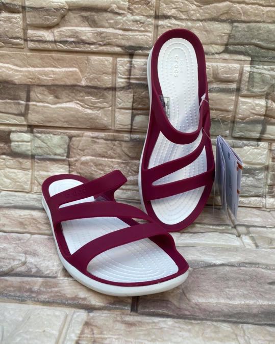 Crocs Swiftwater Slide‼️, Women's Fashion, Footwear, Flats & Sandals on ...
