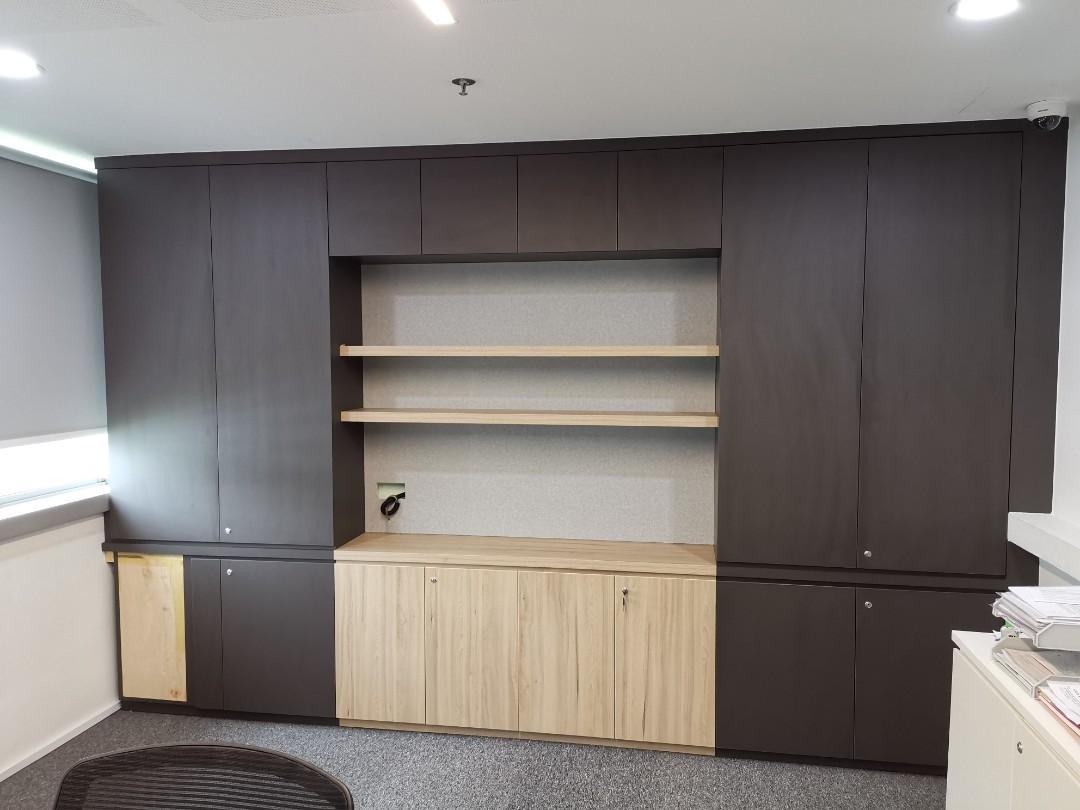 Custom made study room cabinet, Furniture & Home Living, Furniture ...