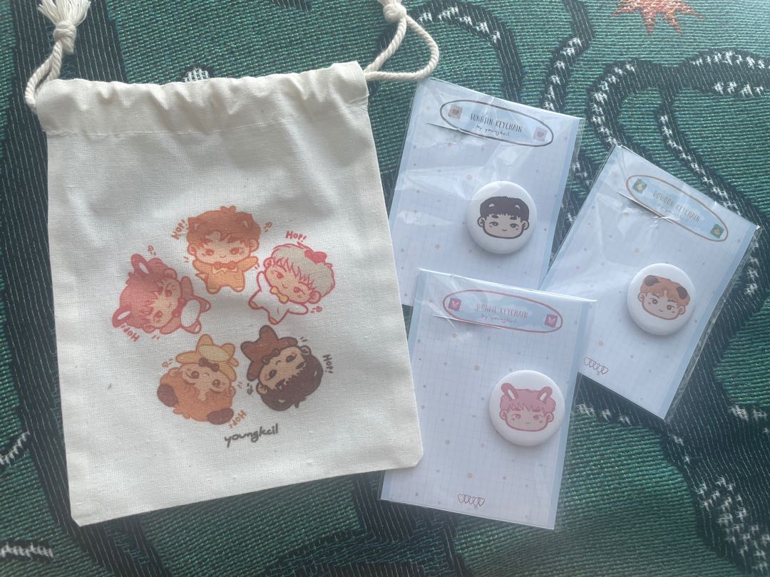 Day6 Chibi pins, Hobbies & Toys, Memorabilia & Collectibles, K-Wave on ...