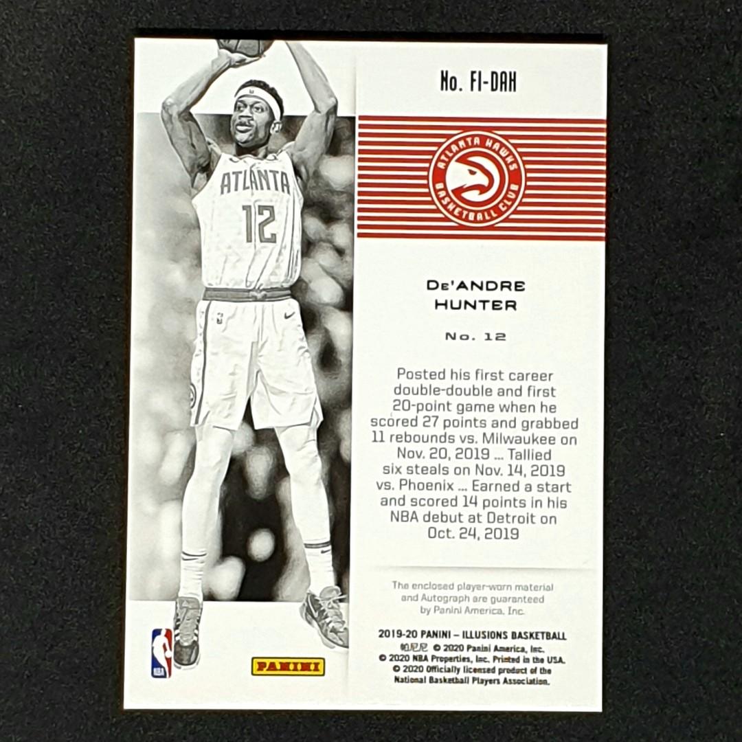 DeAndre Hunter Panini Illusions 2019-20 RPA First Impressions NBA Cards ...