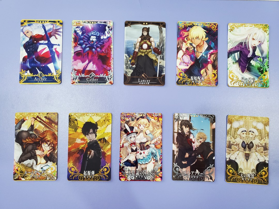 Fate Grand Order FGO Arcade Card Card Set 1, Hobbies & Toys ...