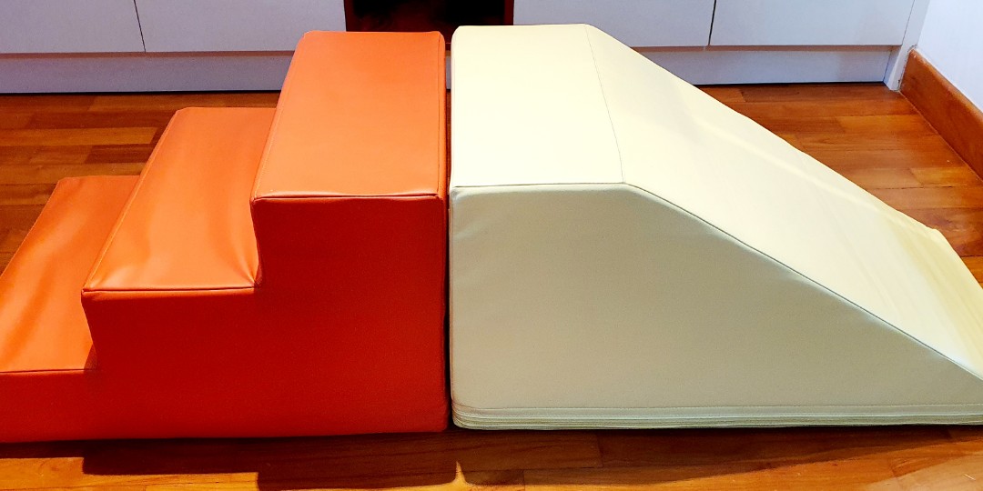 Foam stairs and slide playset by FOLDAWAY, Babies & Kids, Infant ...