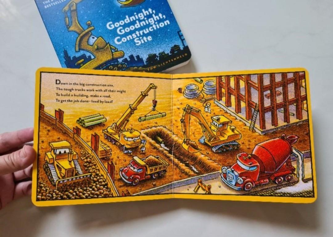 Goodnight, Goodnight Construction Site (Board Book), Books & Stationery ...