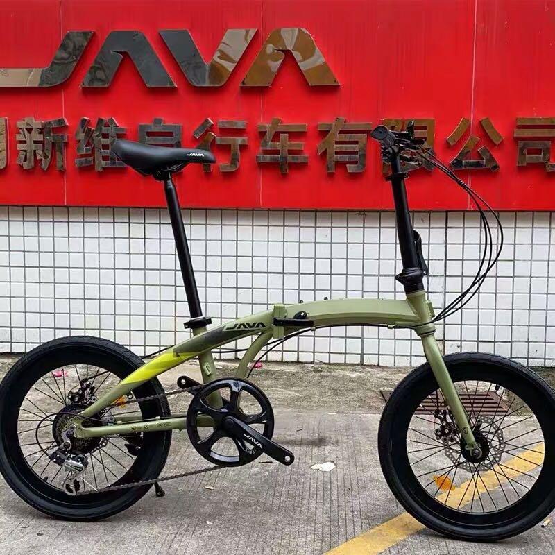 JAVA ZELO 7速 碟剎 20吋 鋁合金 折叠車 送前後蛙燈叮叮, 運動產品, 單車及配件, 單車 - Carousell
