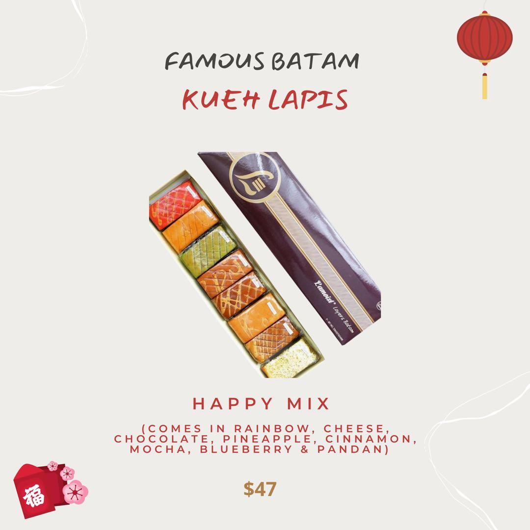 Lamoist Batam Famous Kueh Lapis, Food & Drinks, Homemade Bakes on Carousell