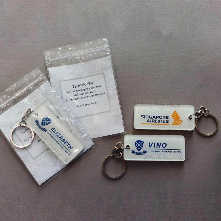 Luggage / Bag Tag / Keychain - SIA Crews, Care and Transport Ambassador ...