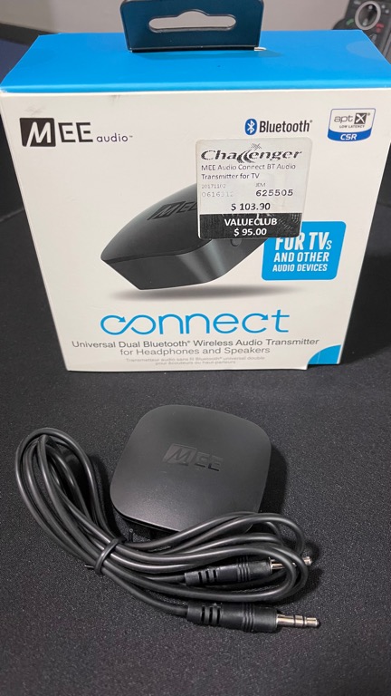 MEE Universal Dual Bluetooth Wireless Audio Transmitter, Music & Media ...