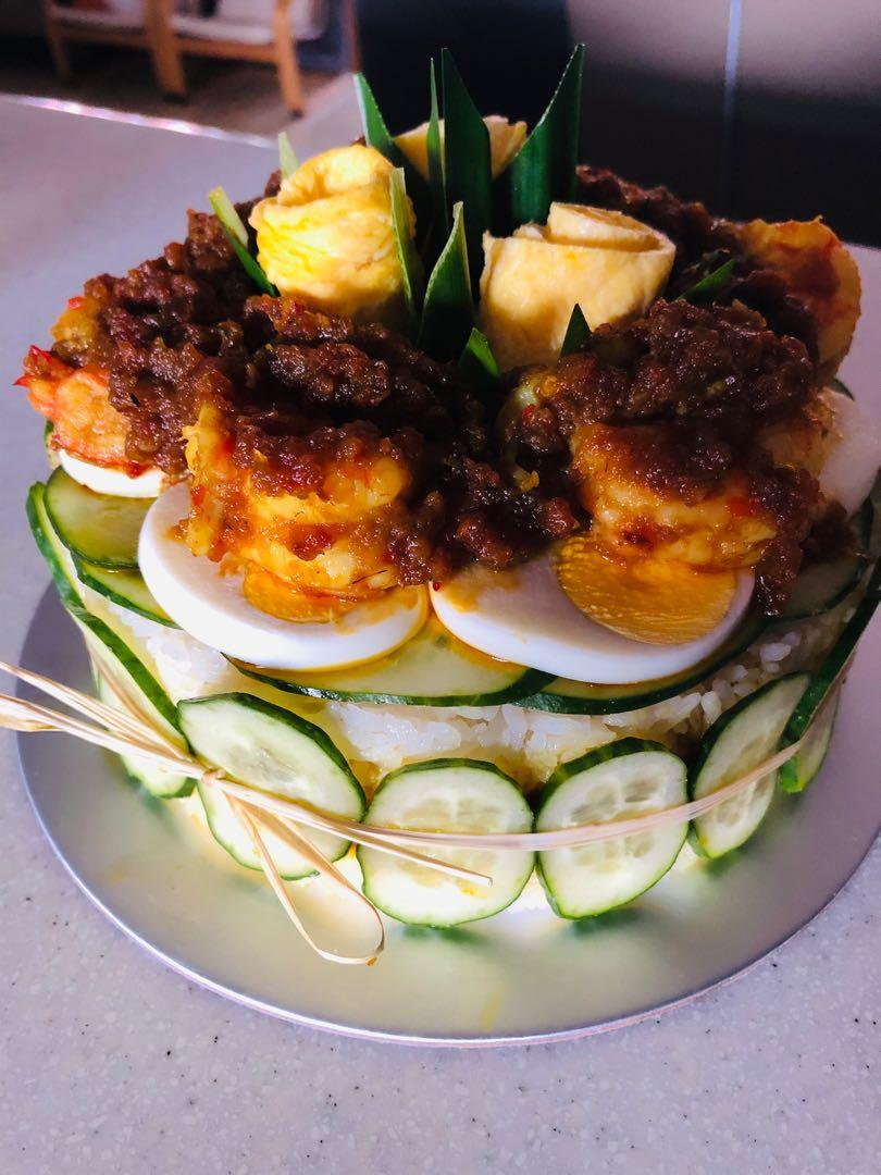 Nasi Lemak Cake, Food & Drinks, Homemade Bakes on Carousell