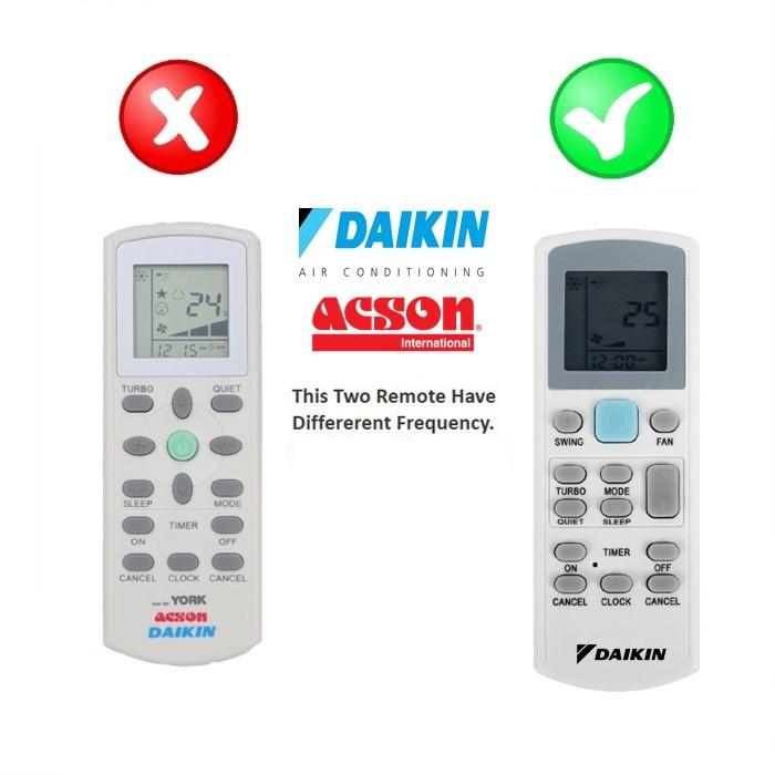 NEW DAIKIN ACSON Aircon Air Conditioner Remote Control, Furniture ...