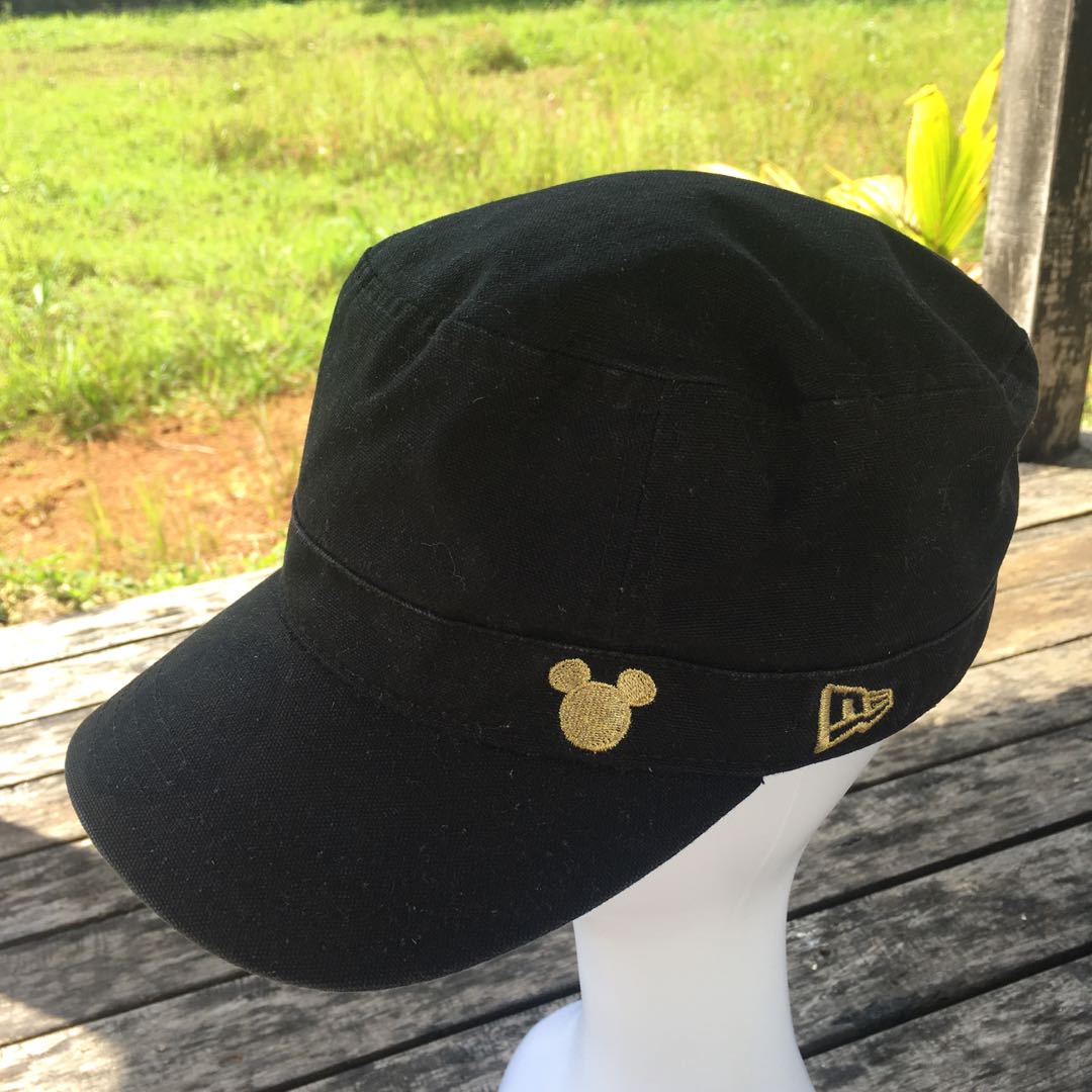 NEW ERA Mickey Mouse Carpenter Black Cap, Men's Fashion, Watches ...