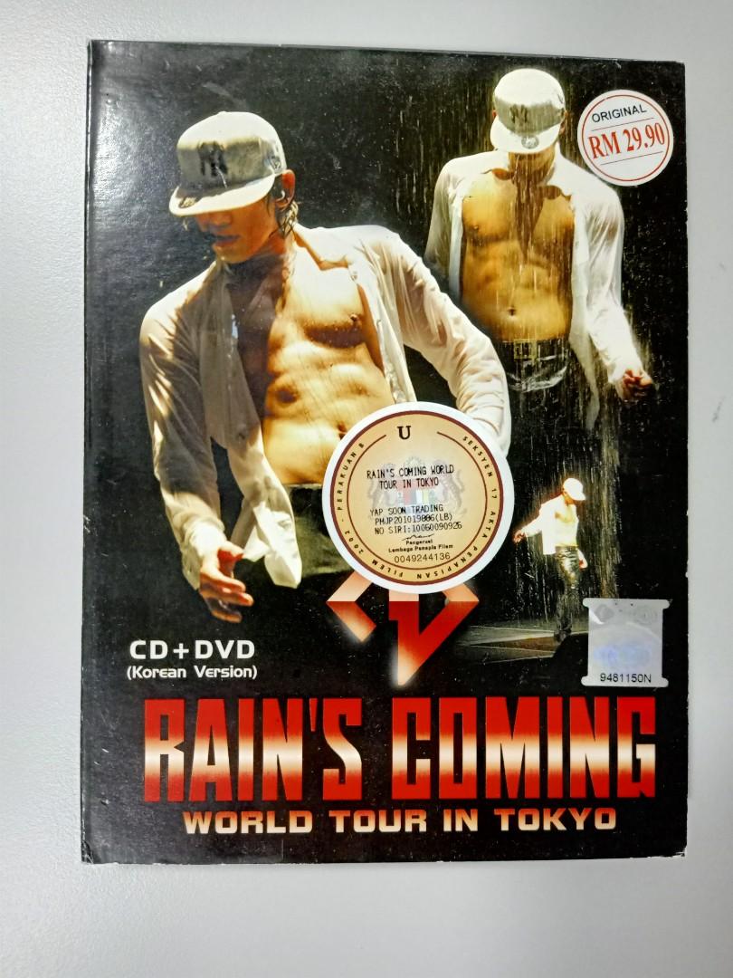 Rain Rain's Coming World Tour In Tokyo CD+DVD, Hobbies & Toys, Music ...