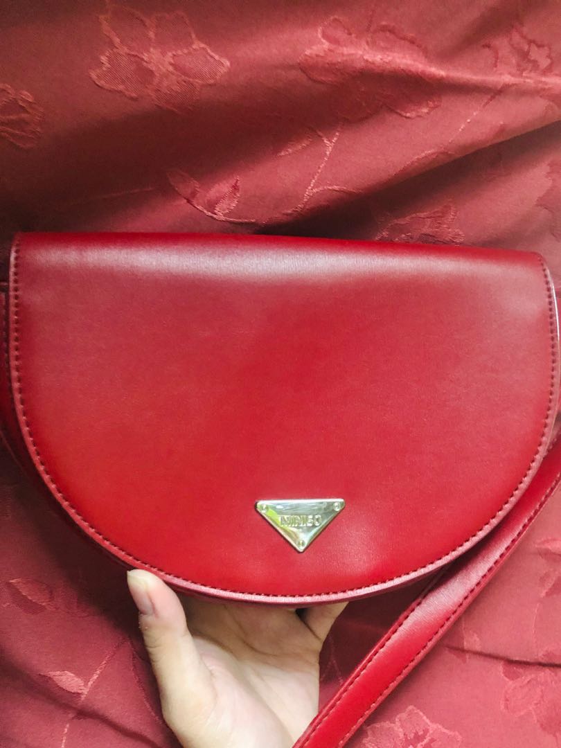 Red Miniso Sling Bag, Women's Fashion, Bags & Wallets, Cross-body Bags ...
