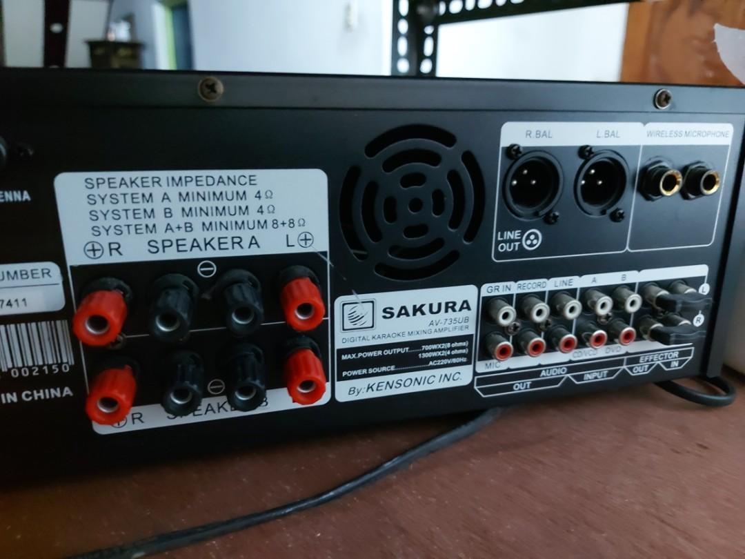 Sakura Amplifier 700watts, Audio, Soundbars, Speakers & Amplifiers on ...