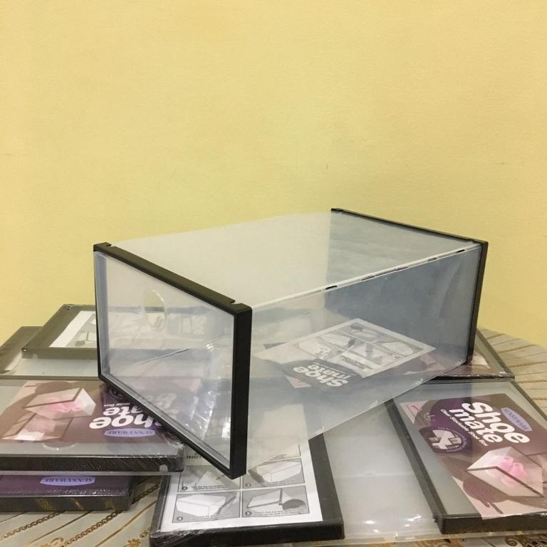 Shoe Box Transparent RESTOCK, Men's Fashion, Watches & Accessories ...