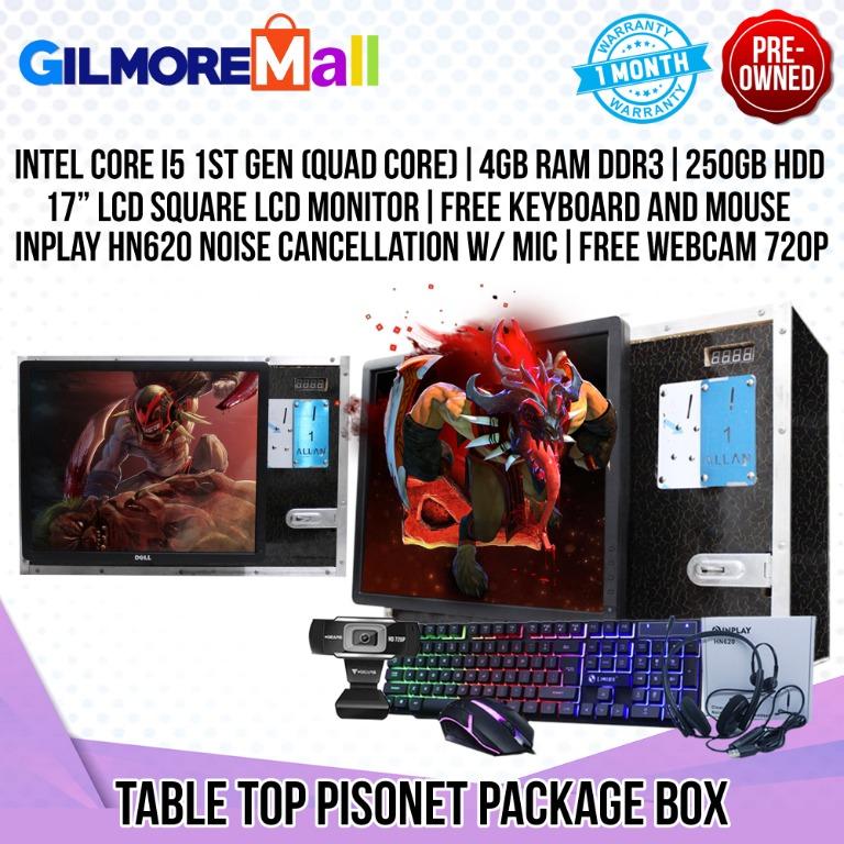 TABLE TOP PISONET PACKAGE, Computers & Tech, Desktops on Carousell