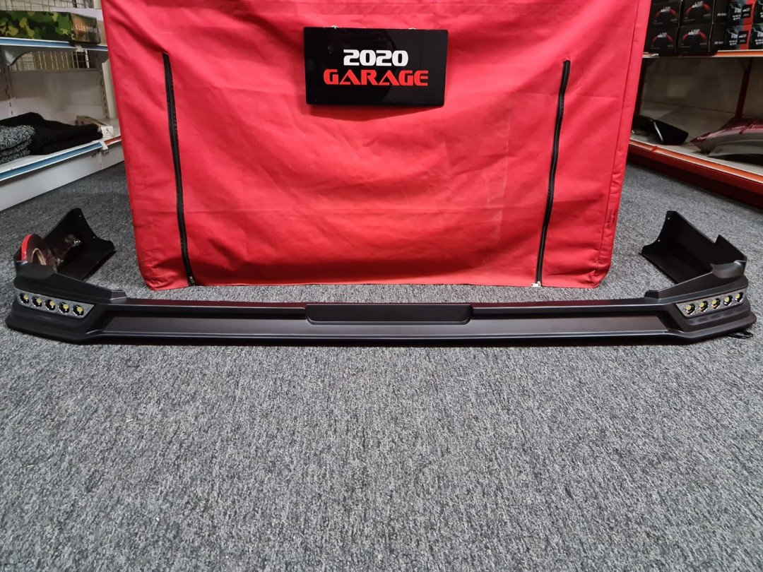 TOYOTA HIACE FRONT LIP WITH LED, Car Accessories, Accessories on Carousell